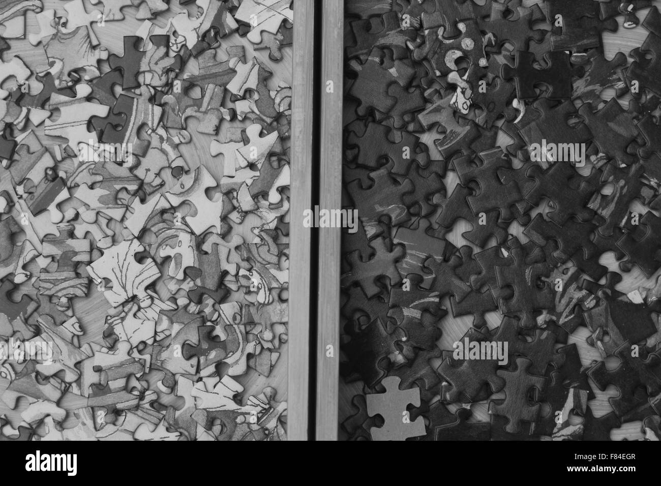 Dark puzzle pattern hi-res stock photography and images - Alamy