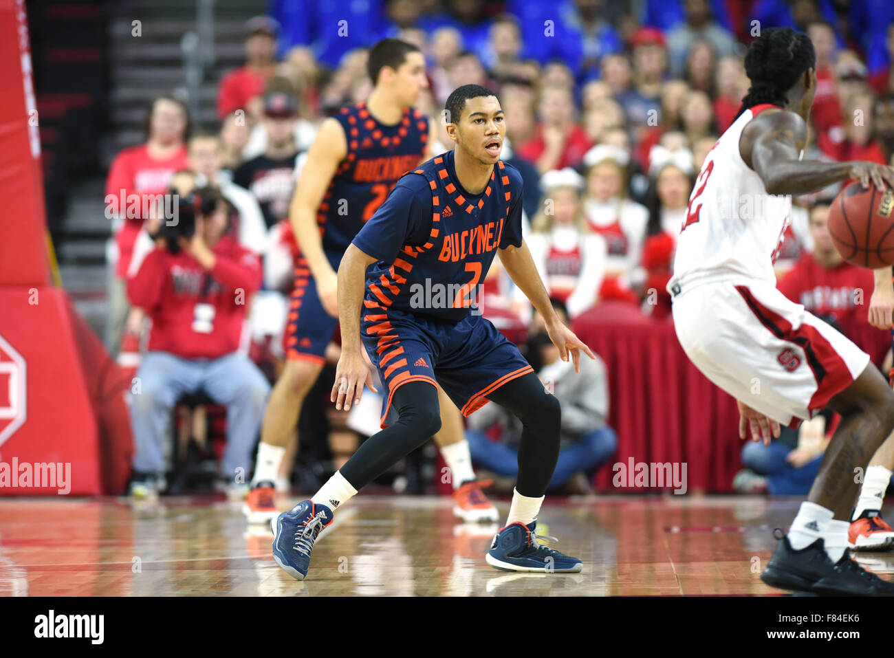 Raleigh, North Carolina, USA. 5th Dec, 2015. Bucknell Bison guard ...