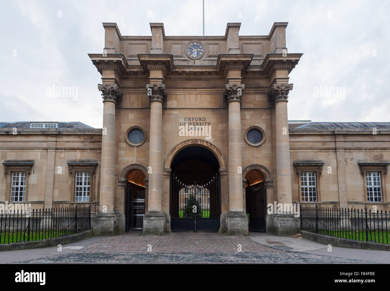 The Oxford University Press building, Oxford, United Kingdom Stock ...