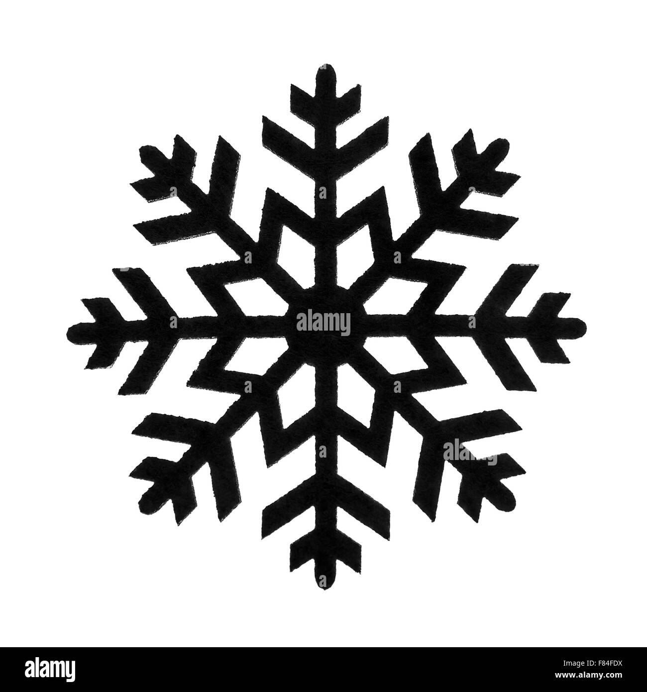 Snowflake Black And White