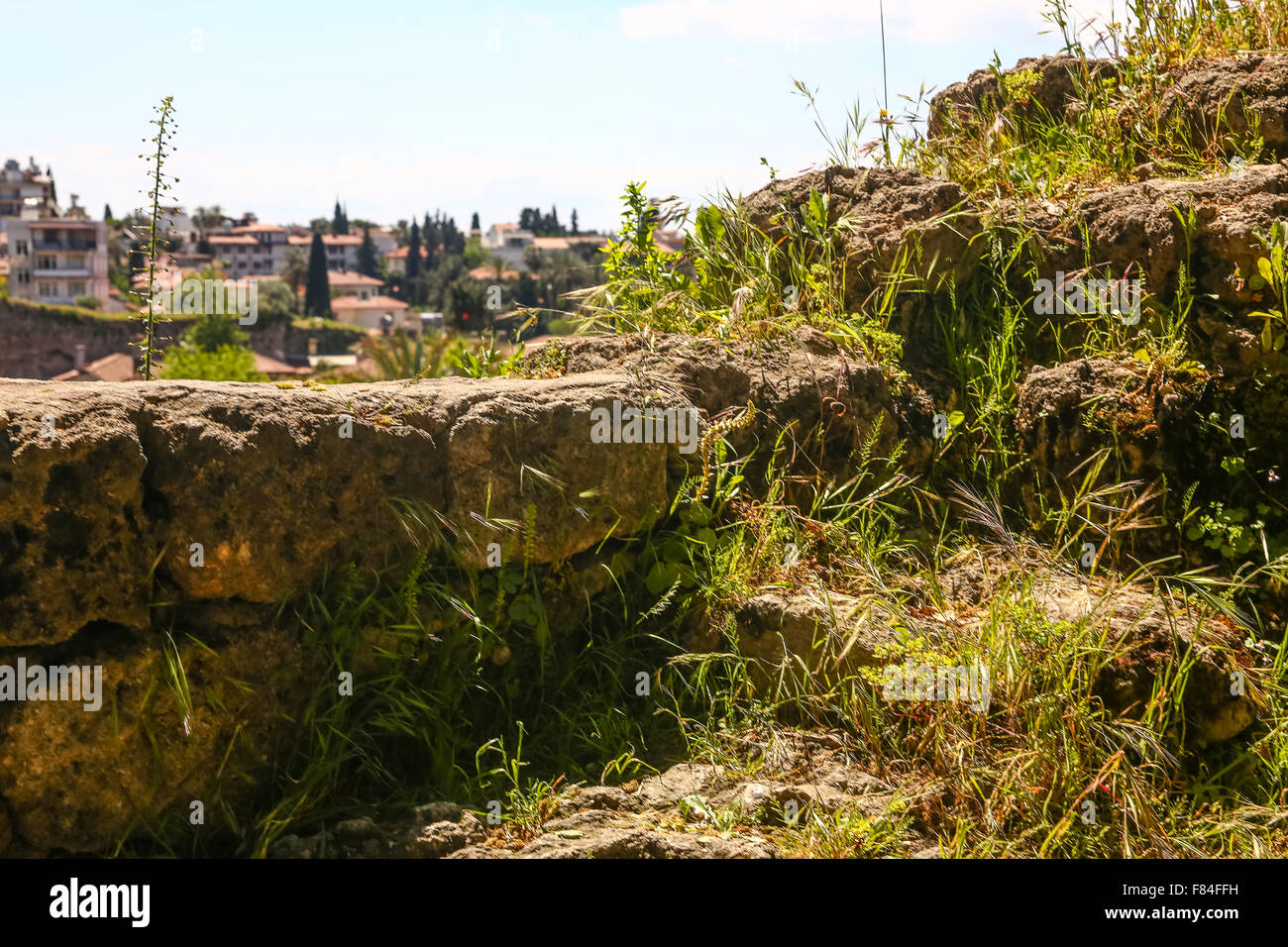 Ancient Side ruins in Turkey Kemer Antalya Stock Photo - Alamy