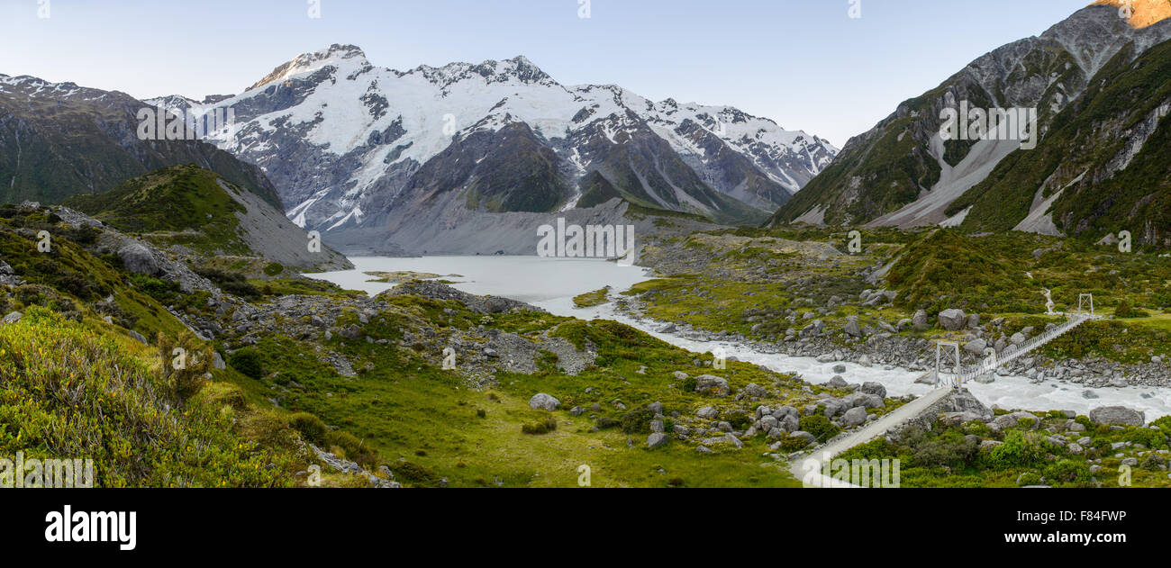 Aoraki Mount Cook National Park, New Zealand's South Island Stock Photo ...