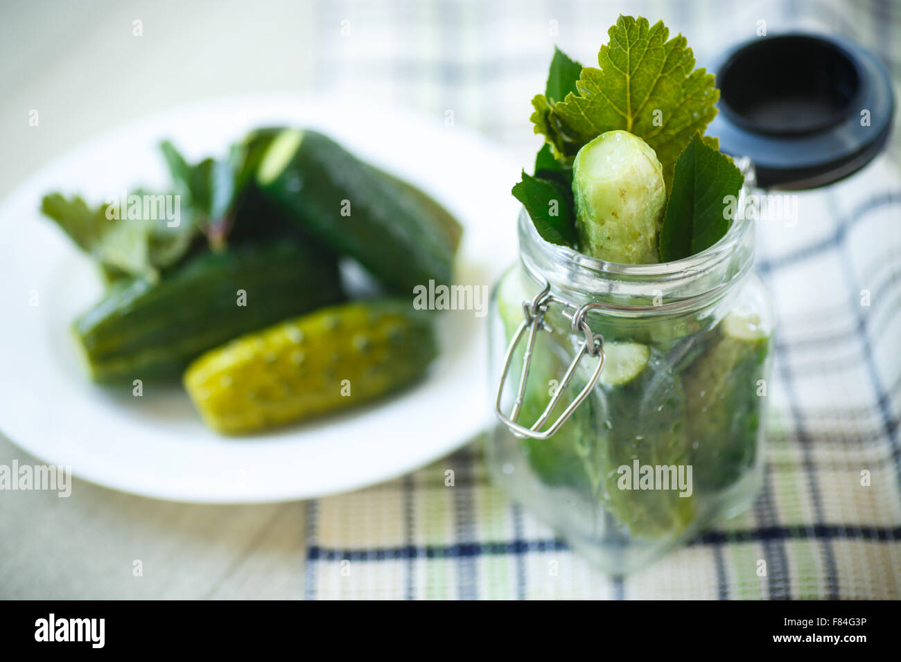 Salted cucumber hi-res stock photography and images - Alamy