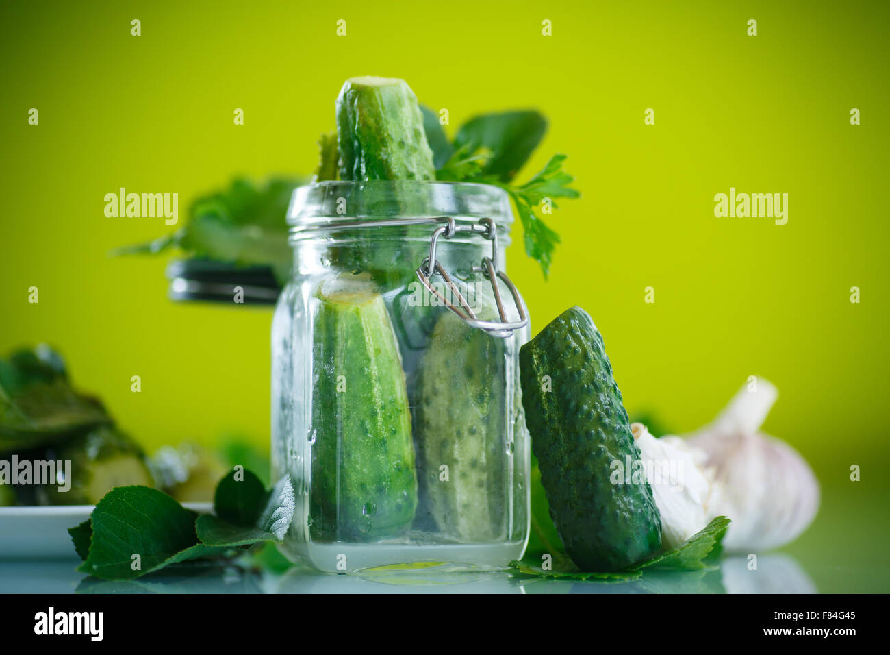Salted cucumber hi-res stock photography and images - Alamy