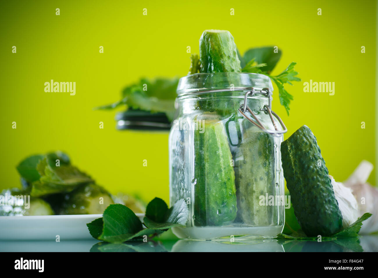 Salted cucumber hi-res stock photography and images - Alamy