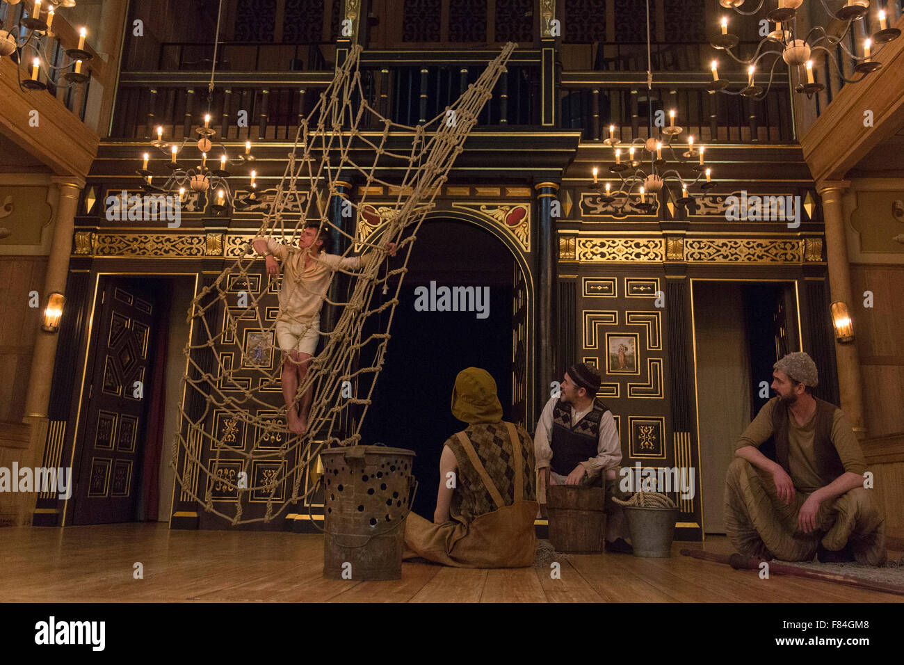 L-R: James Garnon as Pericles, Steffan Donnelly as Lysimachus, Fergal ...