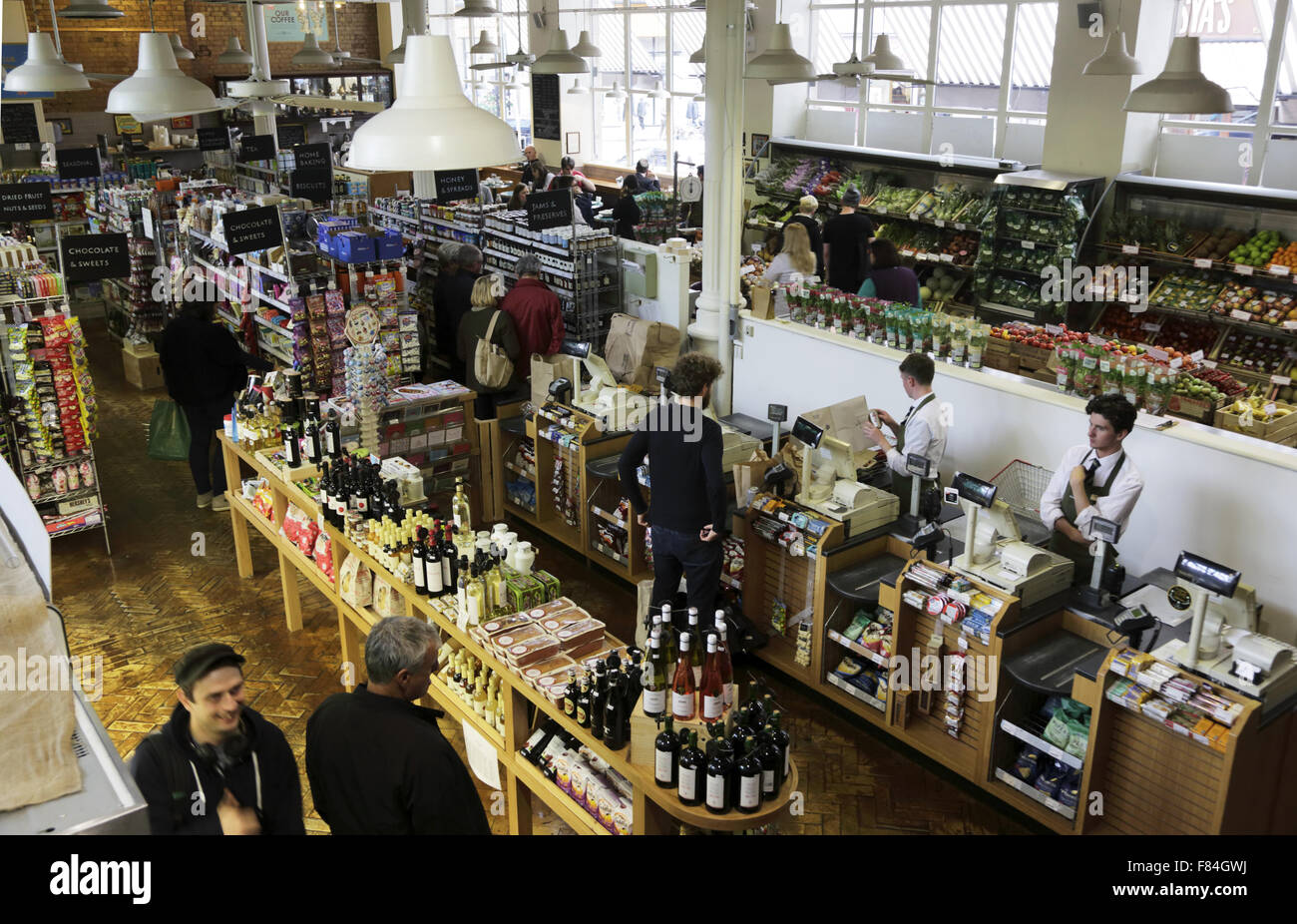 The food hall of Fallon & Byrne restaurant, Dublin, Ireland Stock Photo ...