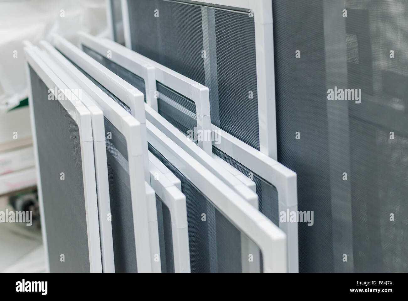 Mosquito Nets for Plastic PVC Windows Stock Photo - Alamy