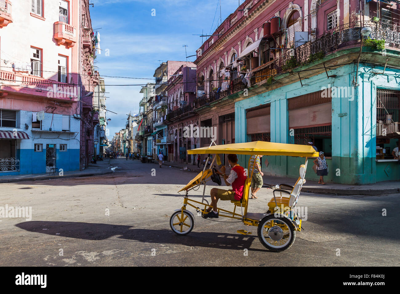 Havana cuba bicitaxi centro hi-res stock photography and images - Alamy