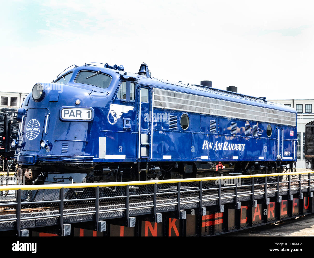 Restored Pan Am Railways - PAR 1 On Turntable At The North Carolina ...