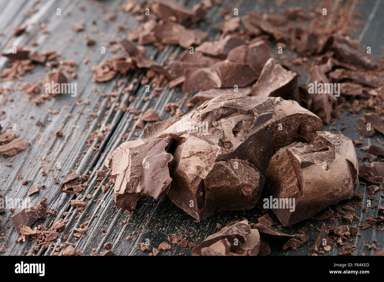 Pieces of milk chocolate hi-res stock photography and images - Alamy