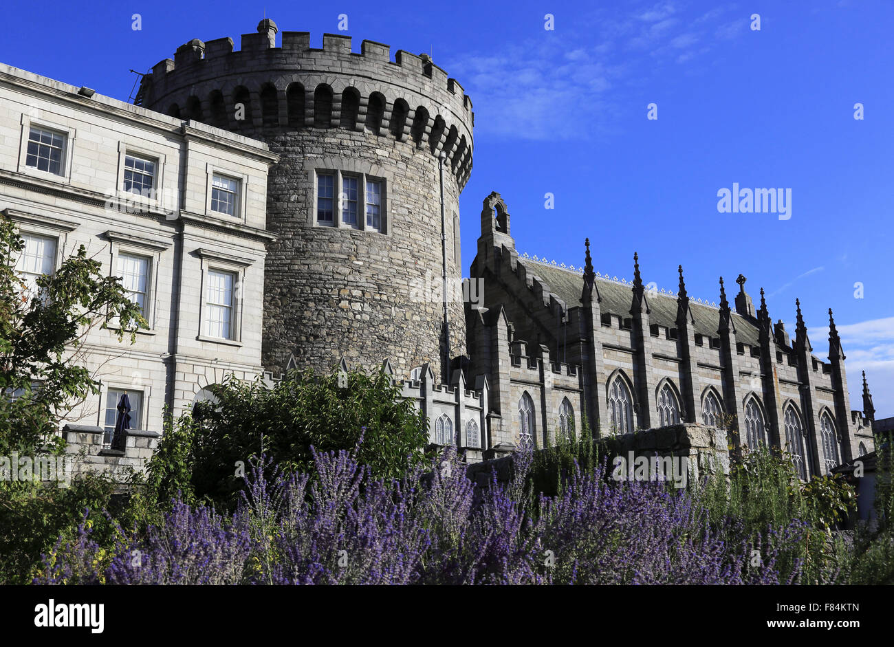 Dublin Castle with the Record Tower. Dublin,Ireland Stock Photo - Alamy
