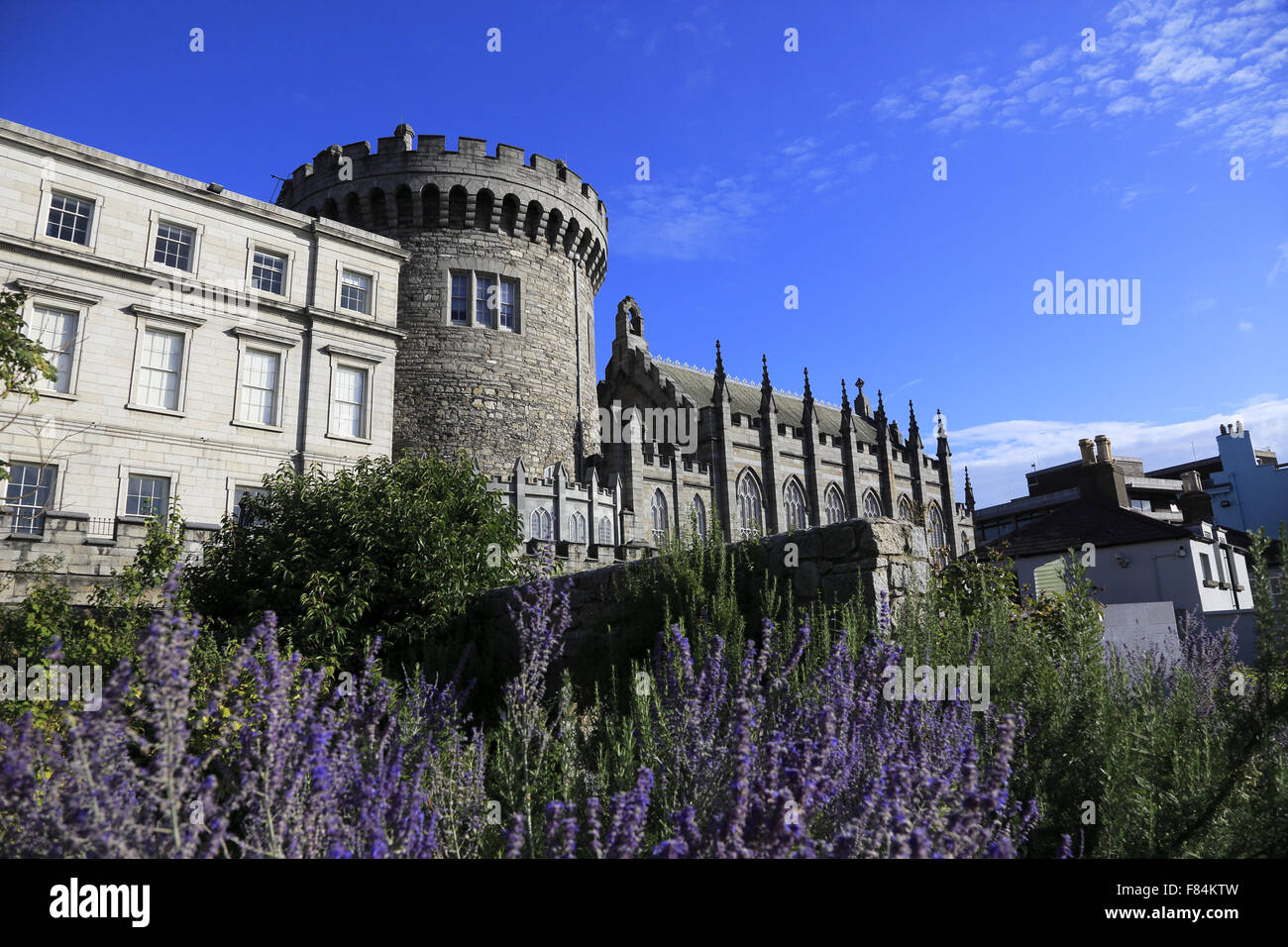 Dublin Castle with the Record Tower. Dublin,Ireland Stock Photo - Alamy