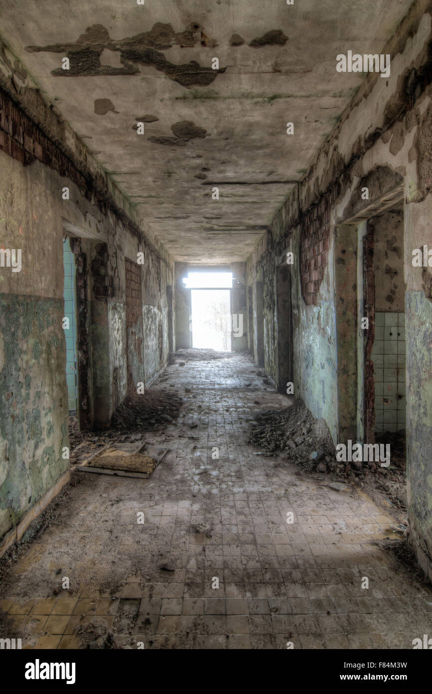 Derelict Military Garrison - ruins of missile base Stock Photo - Alamy