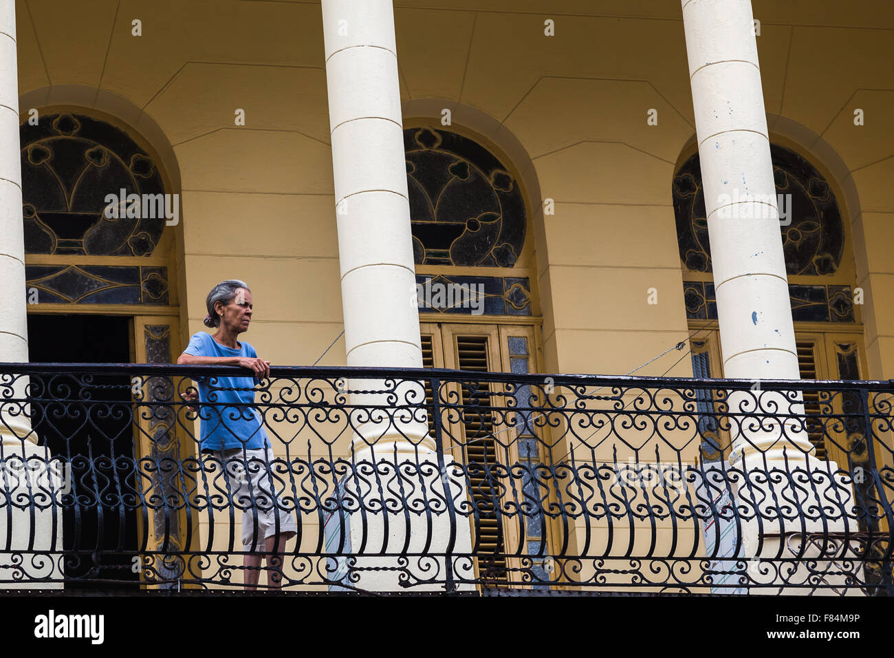 Woman overlooking town architecture hi-res stock photography and images ...