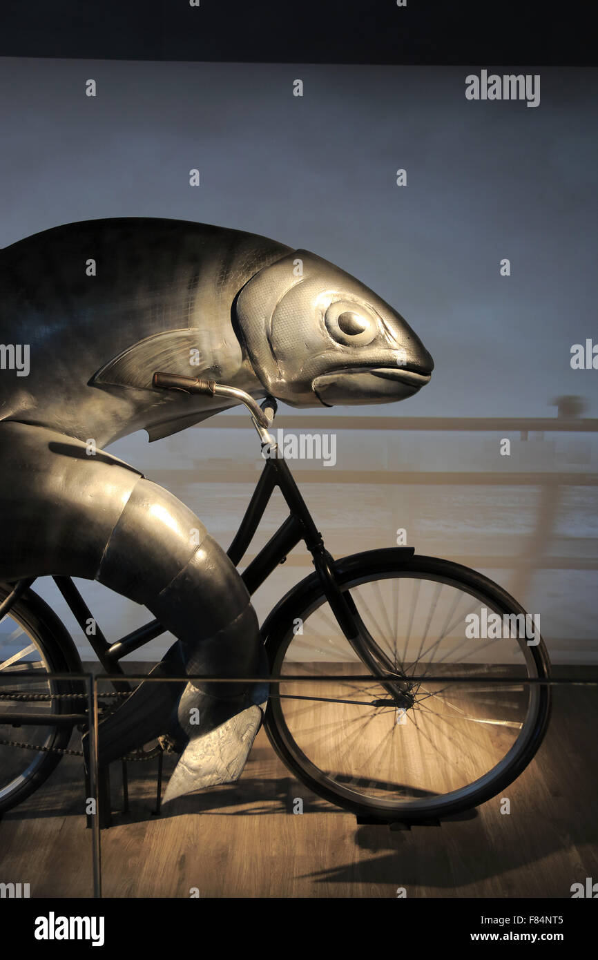 Advertisings of Guinness beer display in Guinness Storehouse, Dublin ...