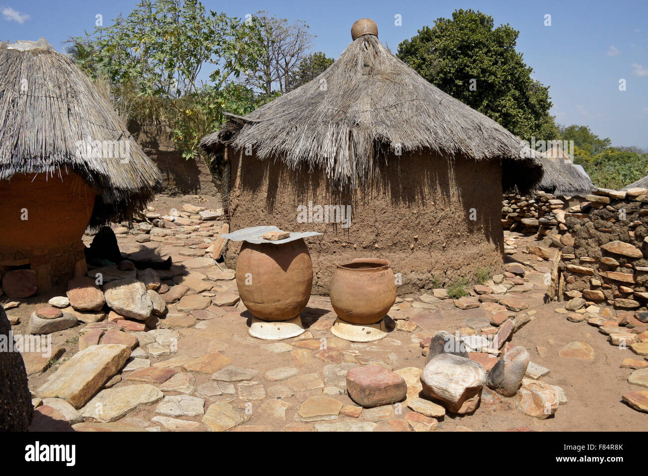 Kabye tribal village of Taneka Beri, Atakora region, northern Benin ...
