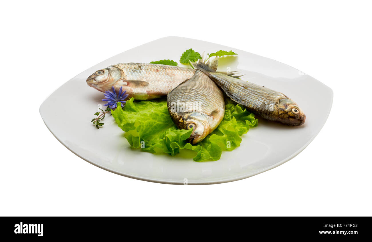 Raw Crucian fish - ready for cooking Stock Photo - Alamy