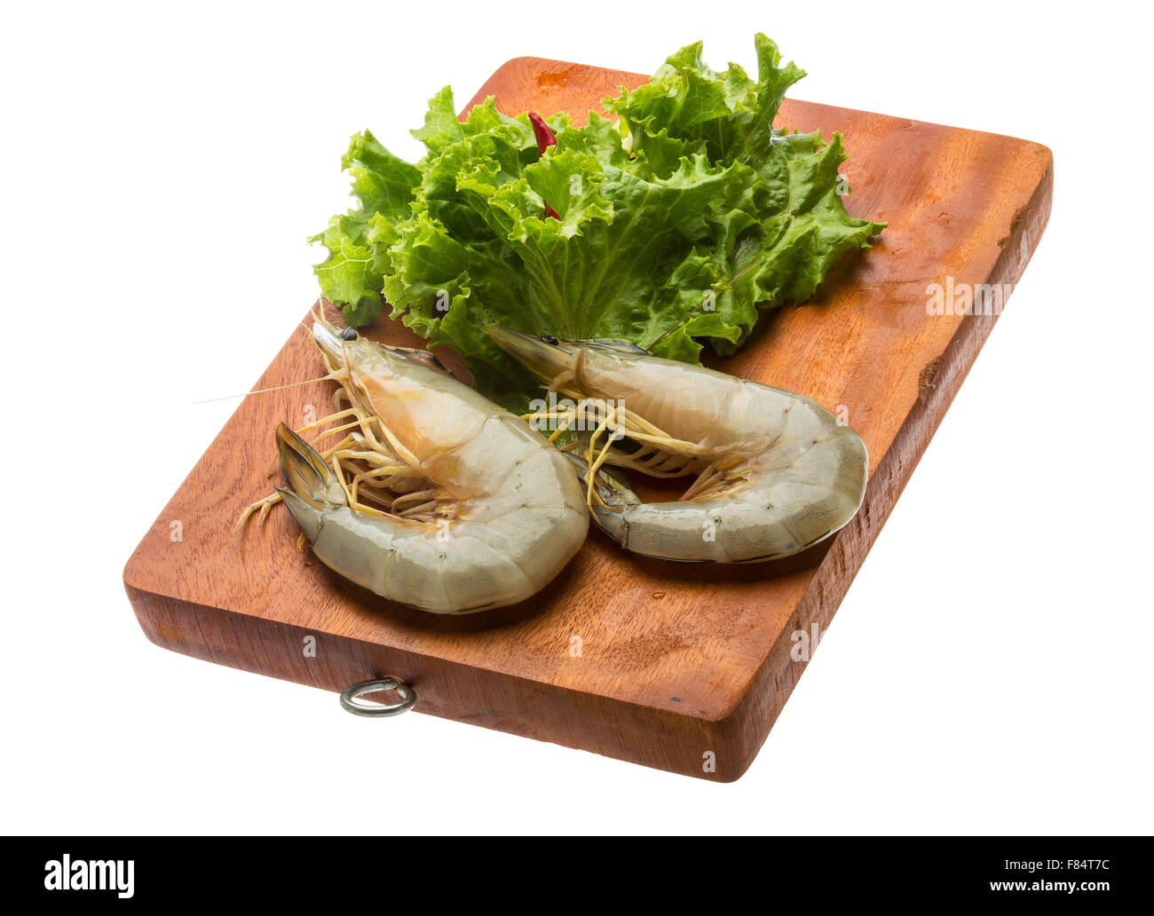 Raw Tiger prawn ready for cooking Stock Photo - Alamy