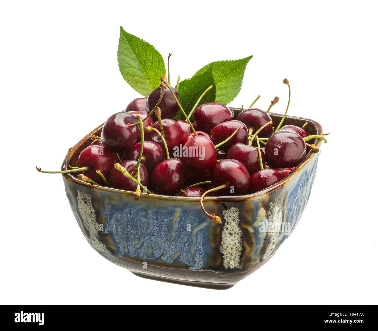 Sweet ripe gean cherry berries Stock Photo - Alamy