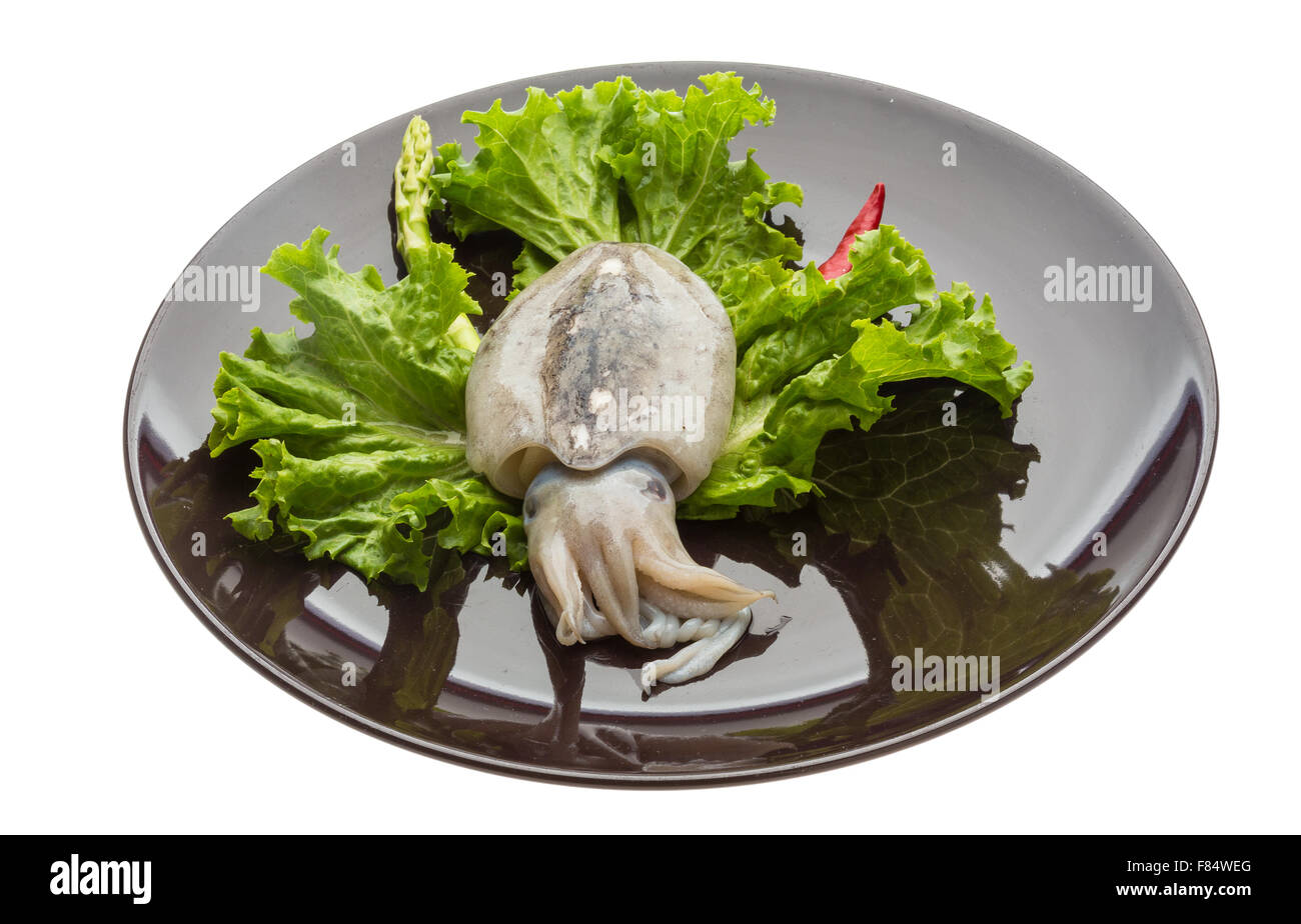 Raw cuttlefish ready for cooking Stock Photo - Alamy