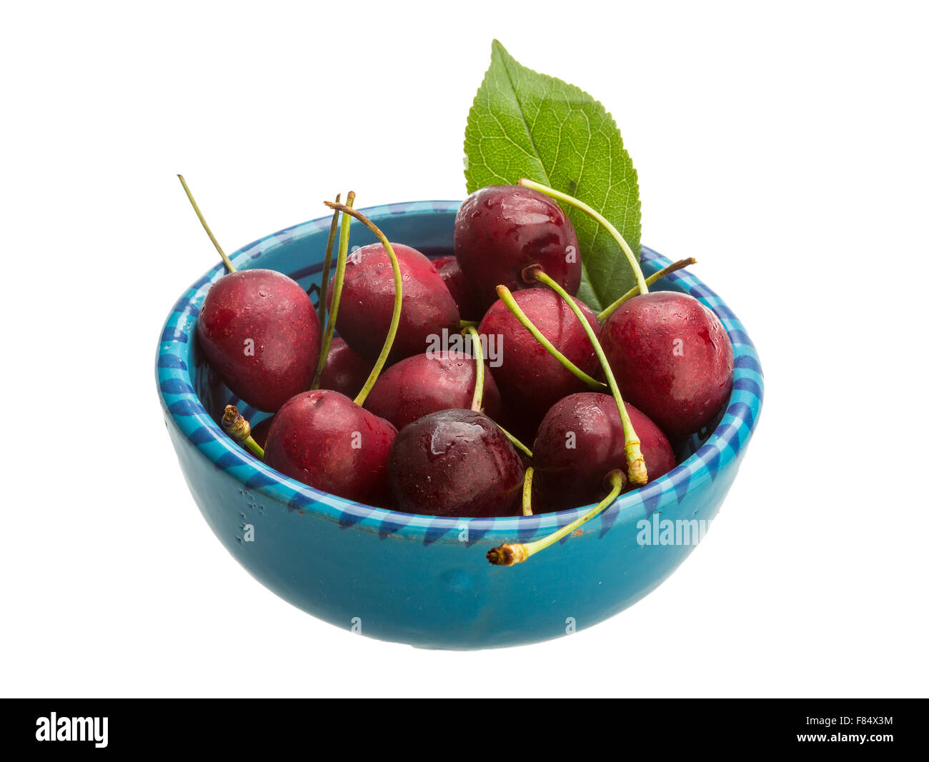 Gean - sweet cherry berries isolated on white Stock Photo - Alamy