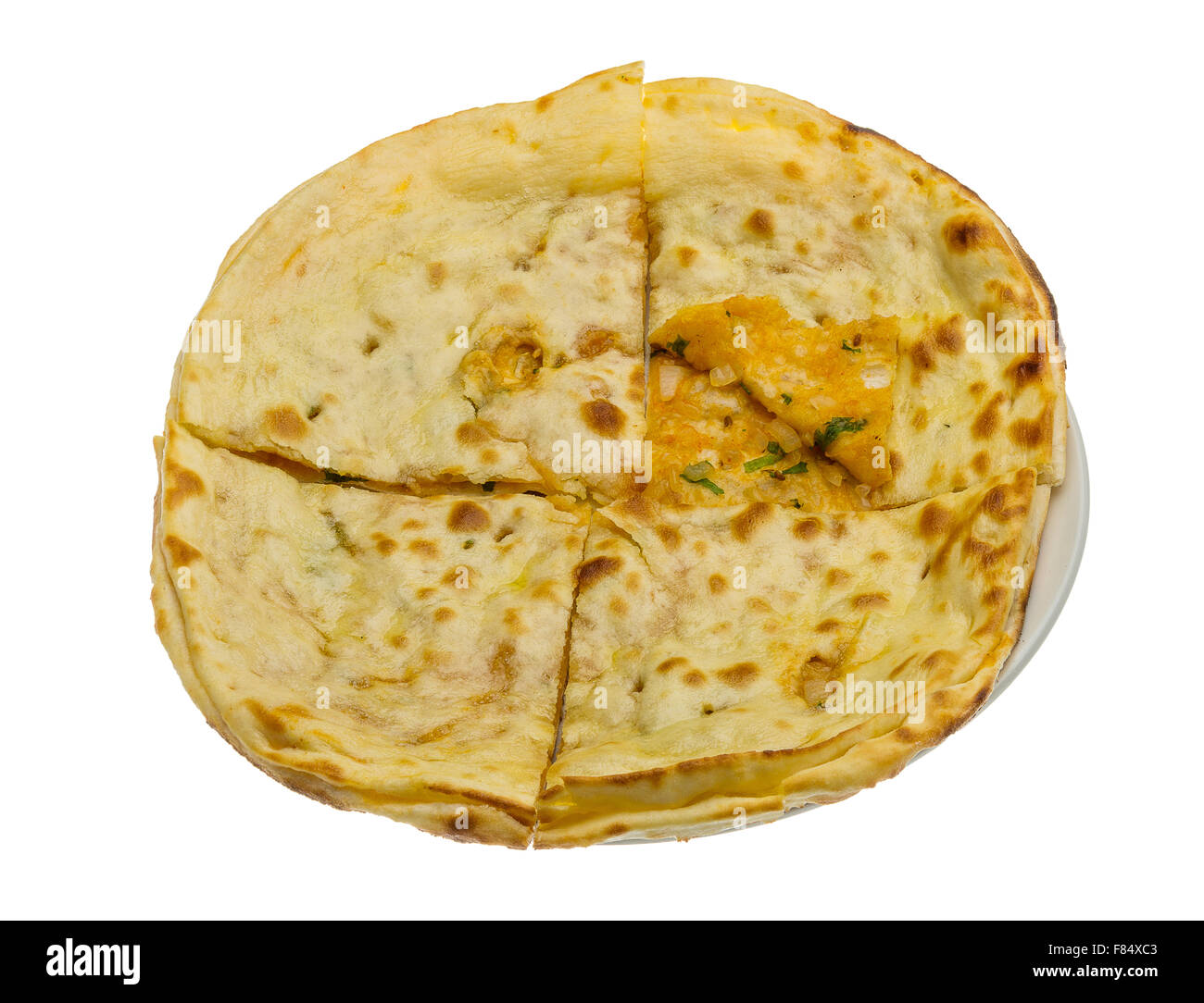 Alu Naan - traditional indian bread Stock Photo - Alamy