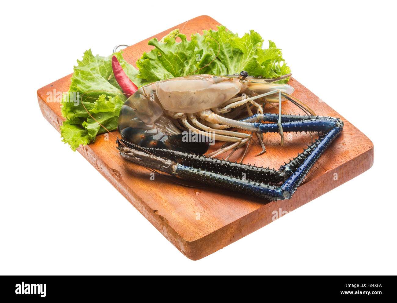 Big Freshwater prawn ready for cooking Stock Photo - Alamy