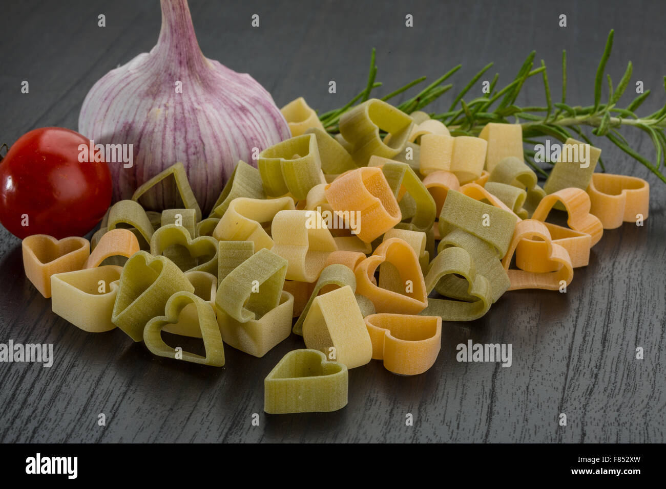 Color pasta - raw italian macaroni Stock Photo - Alamy
