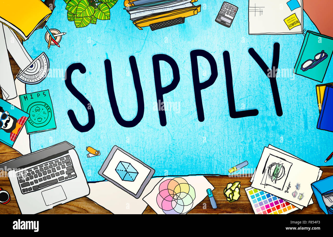 Supply Production Strategy Distribution Business Concept Stock Photo ...