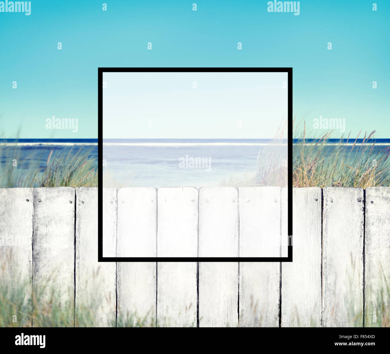 Summer Togetherness Friendship Square Copy Space Concept Stock Photo ...