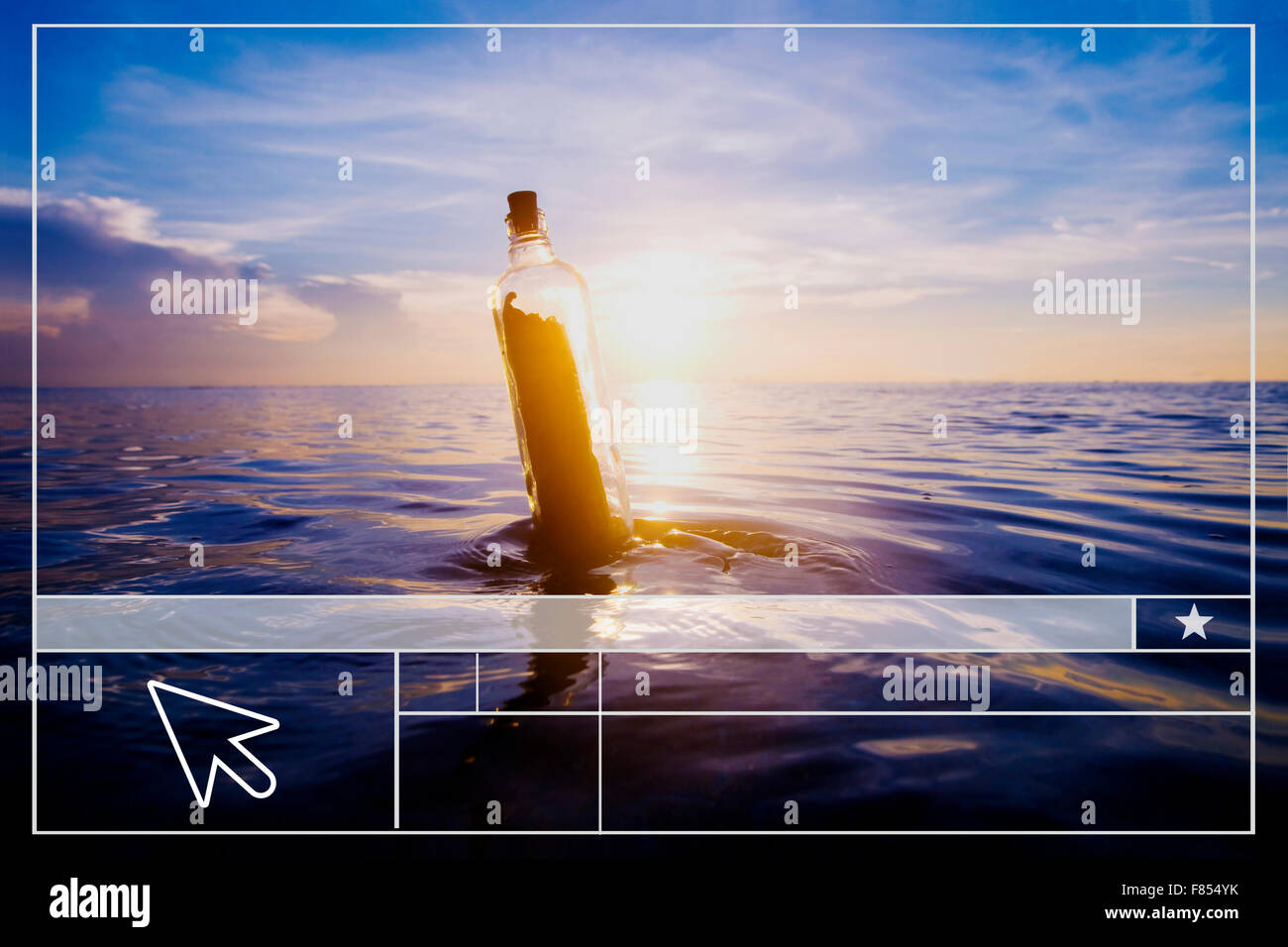 Interface Template Web Page Layout Concept Stock Photo - Alamy