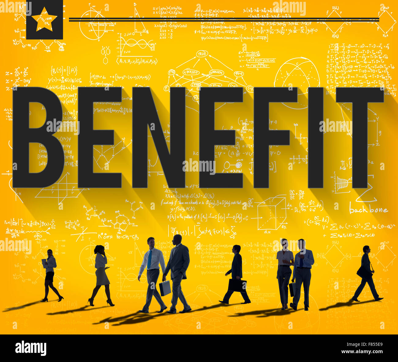 Benefit Income Profit Advantage Welfare Concept Stock Photo - Alamy
