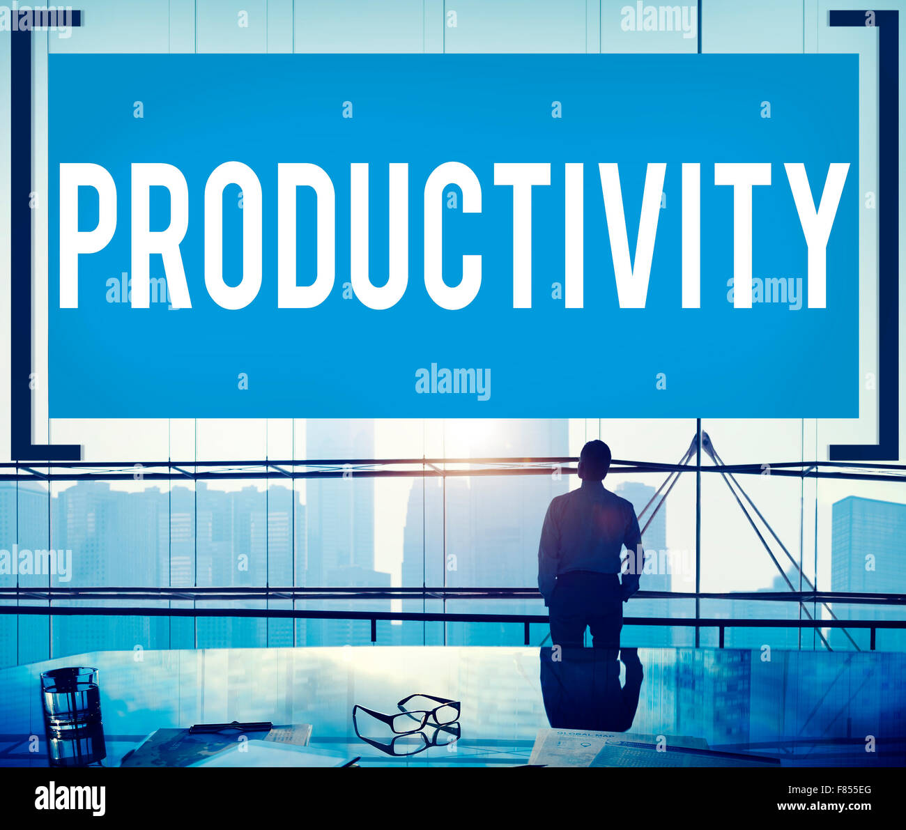 Productivity Business Development Improvement Plan Concept Stock Photo ...