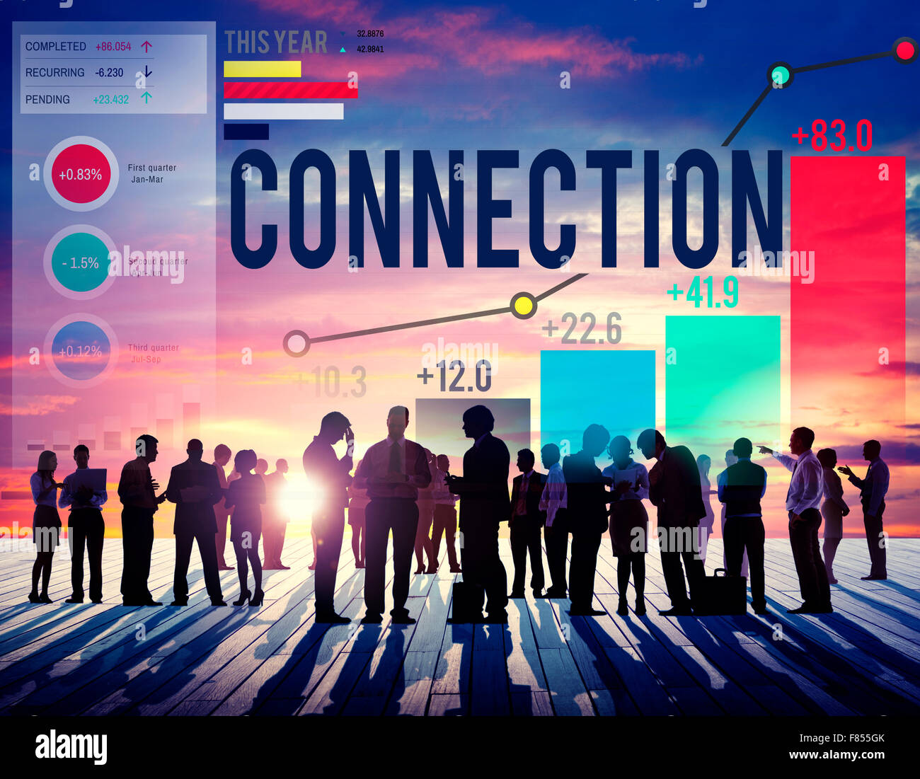 Networking Connection Global Communication Link Concept Stock Photo - Alamy
