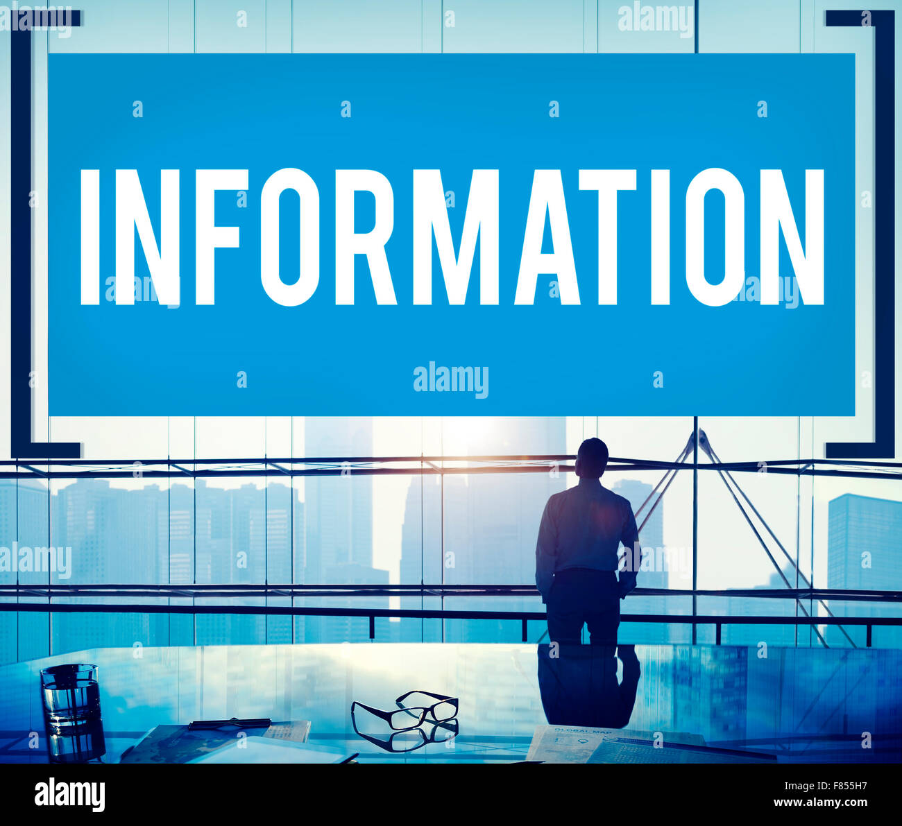 Information Info Media Research Sharing Concept Stock Photo - Alamy