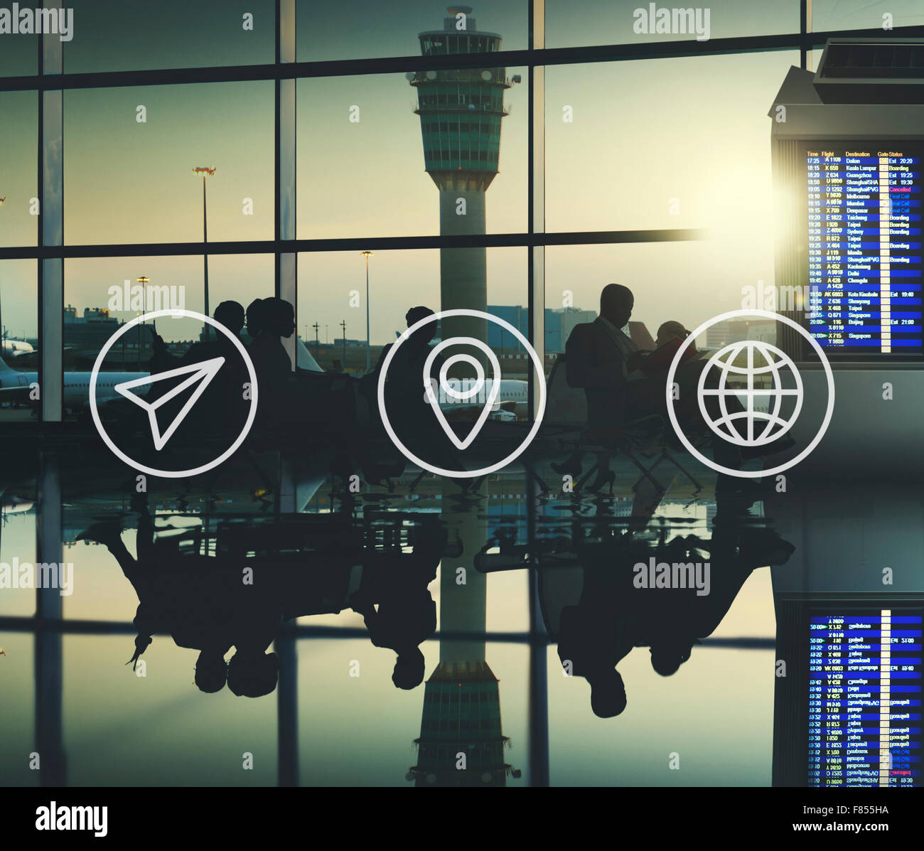 Location Navigation Travel Trip Place Journey Concept Stock Photo - Alamy
