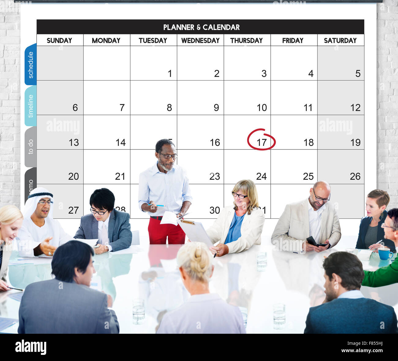 Calender Planner Organization Management Remind Concept Stock Photo - Alamy