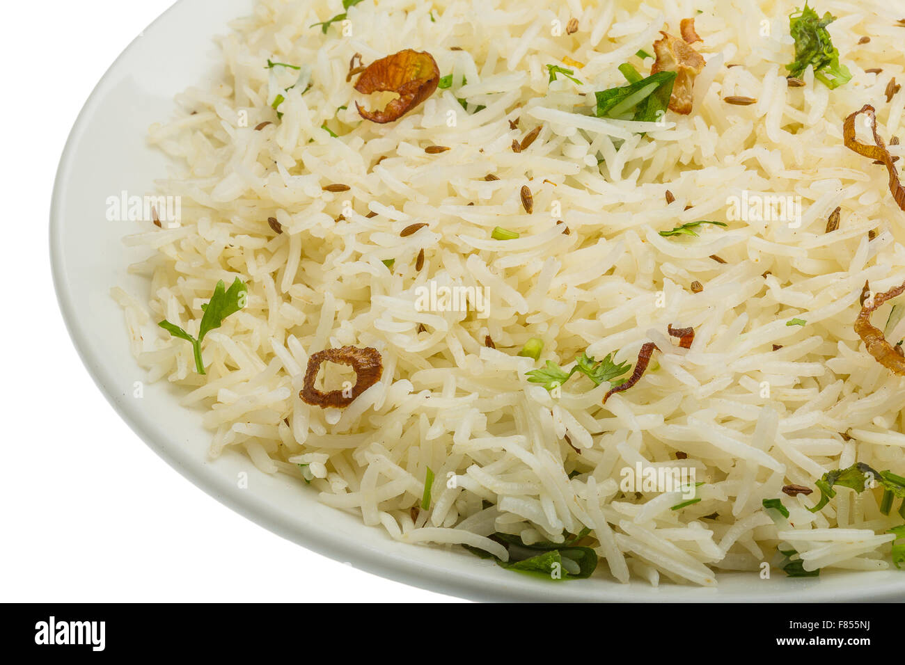 Cumin rice - indian famous rice Stock Photo - Alamy