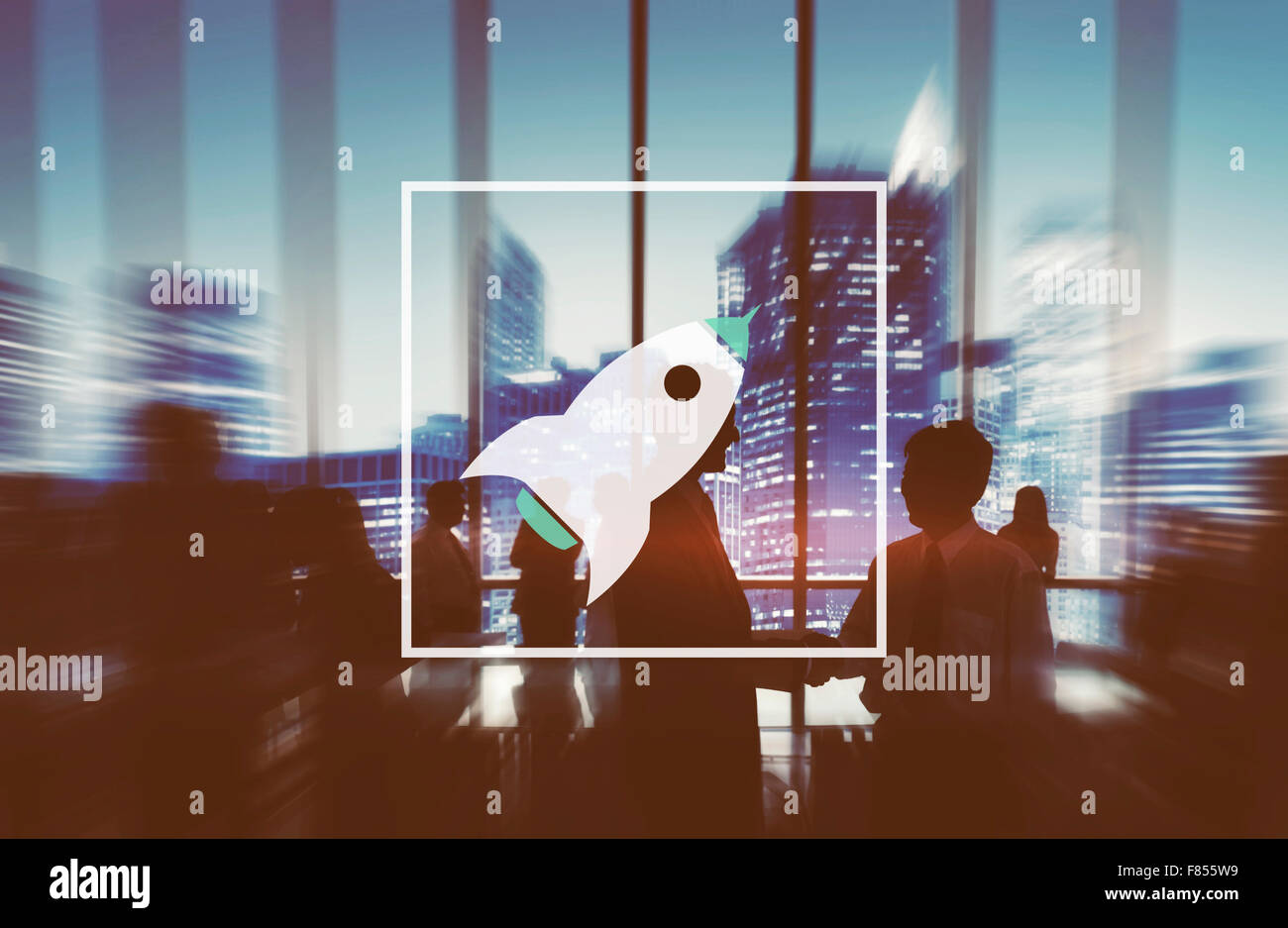 Launch Startup Innovation Improvement Rocket Concept Stock Photo - Alamy