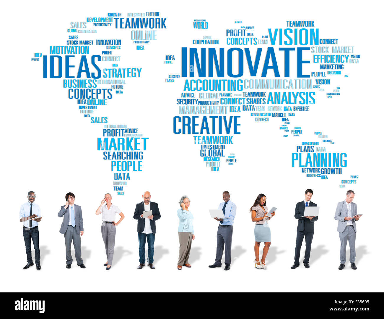 Innovation Inspiration Creativity Ideas Progress Innovate Concept Stock ...