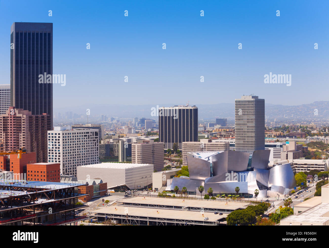 Beautiful cityscape view of LA from Town hall Stock Photo - Alamy