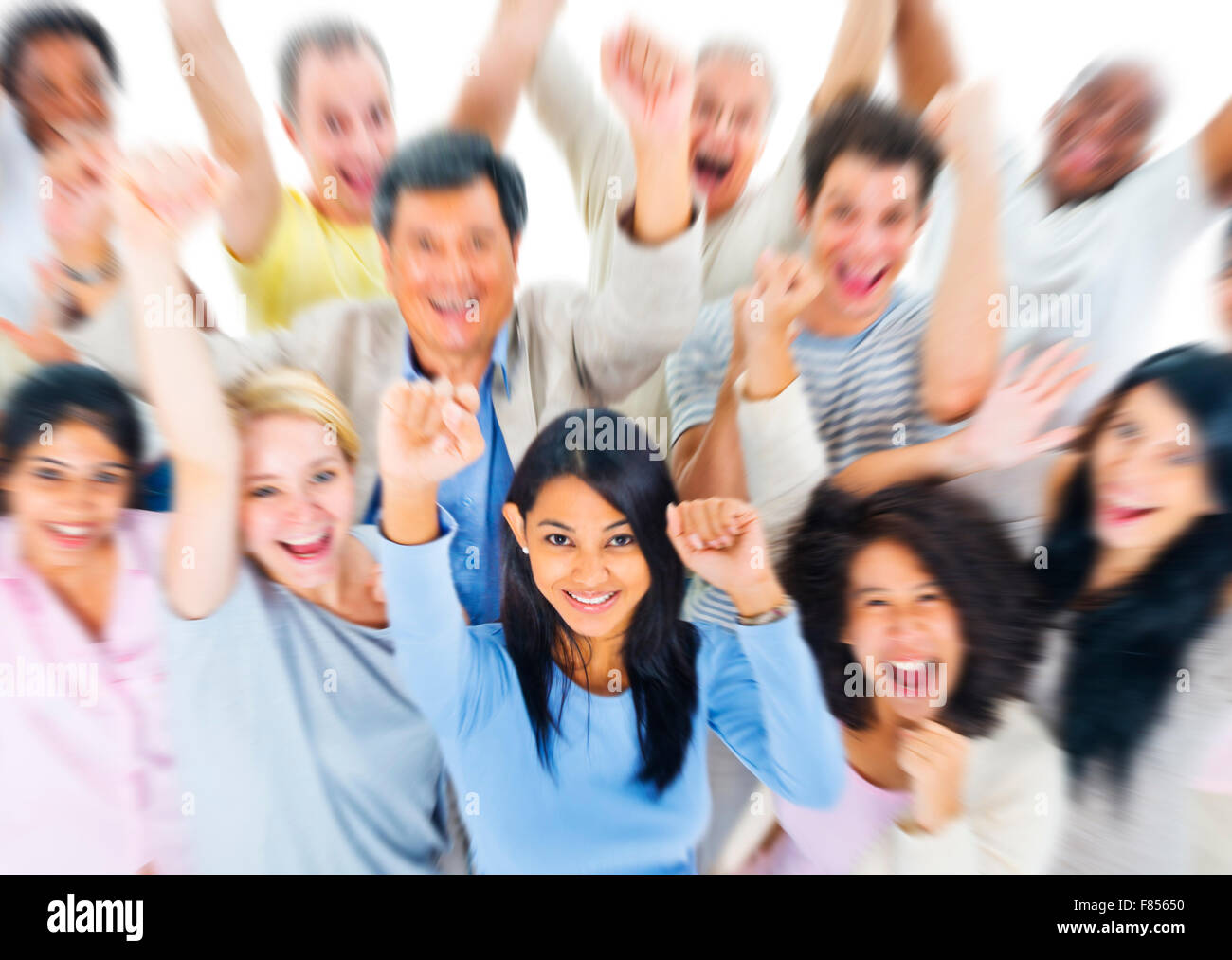 Group of People Community Celebration Success Concept Stock Photo - Alamy
