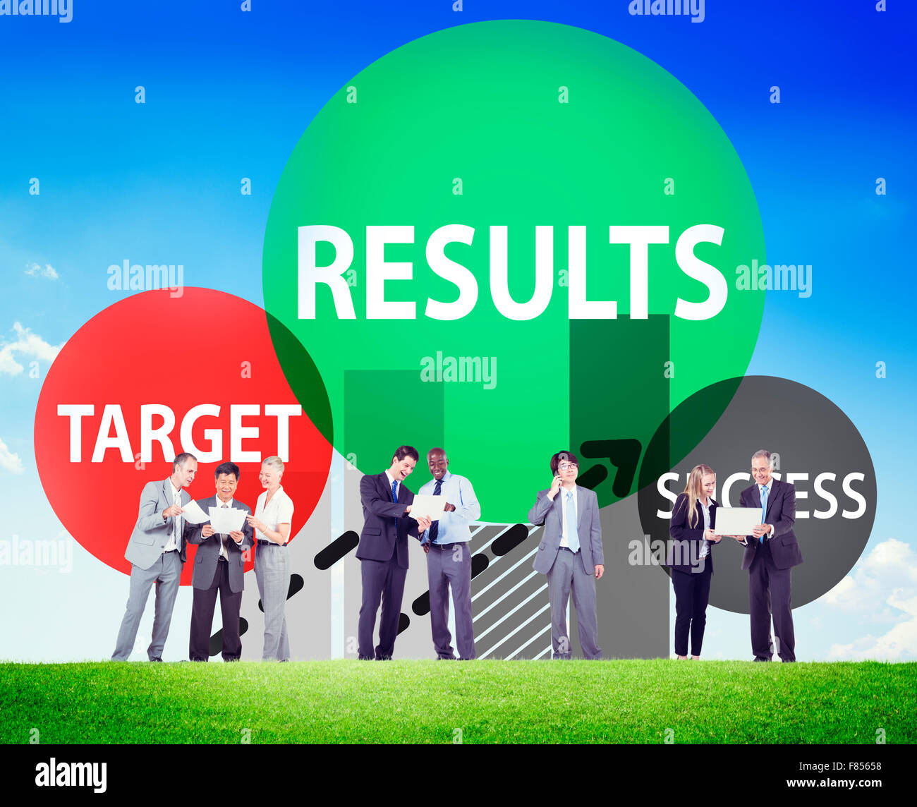 Results Target Success Planning Strategy Progress Concept Stock Photo ...