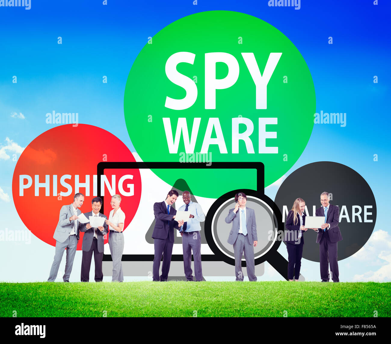Spyware Hacking Phishing Malware Virus Concept Stock Photo - Alamy