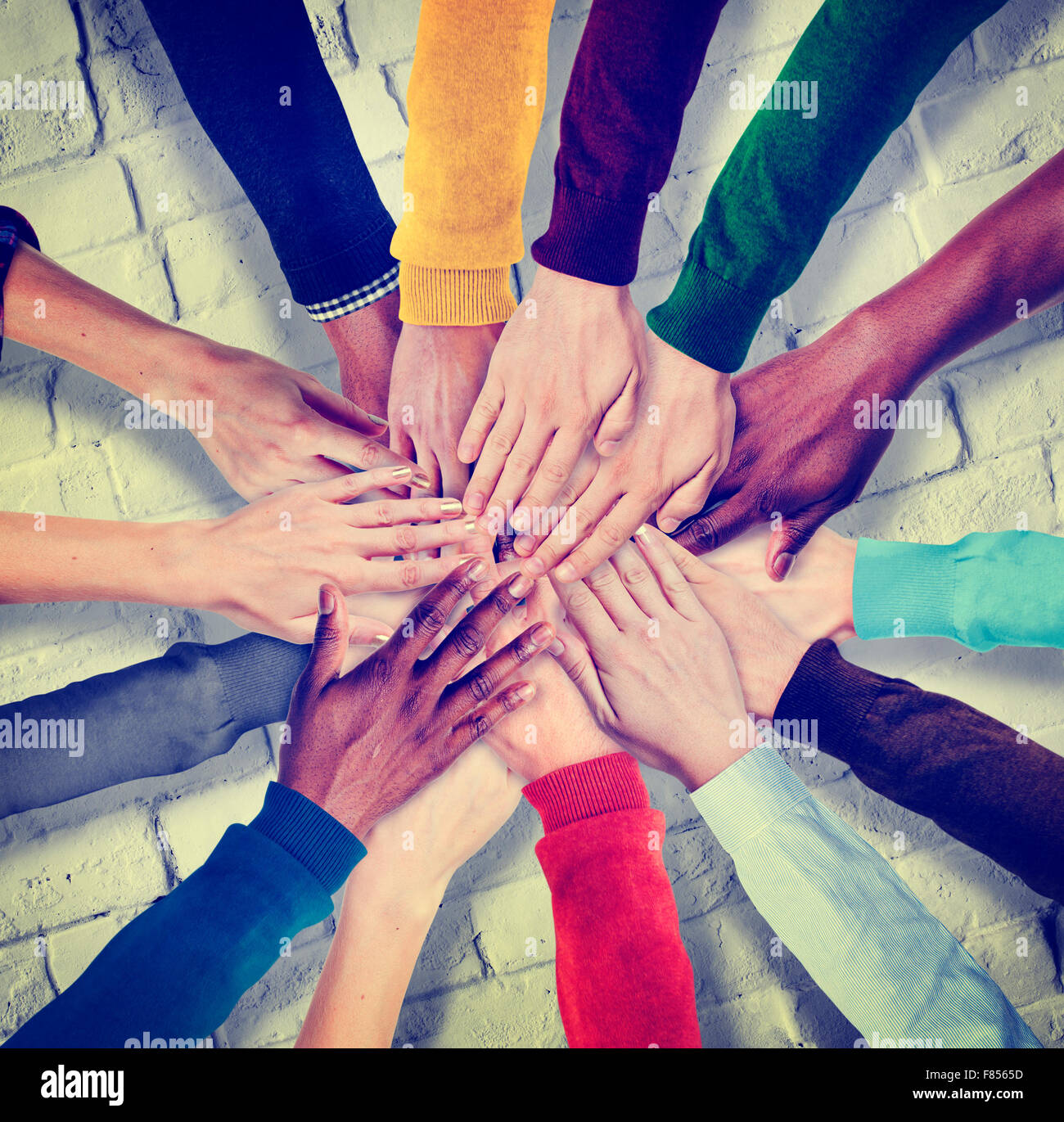 Group of Human Hands Holding Together Concept Stock Photo - Alamy