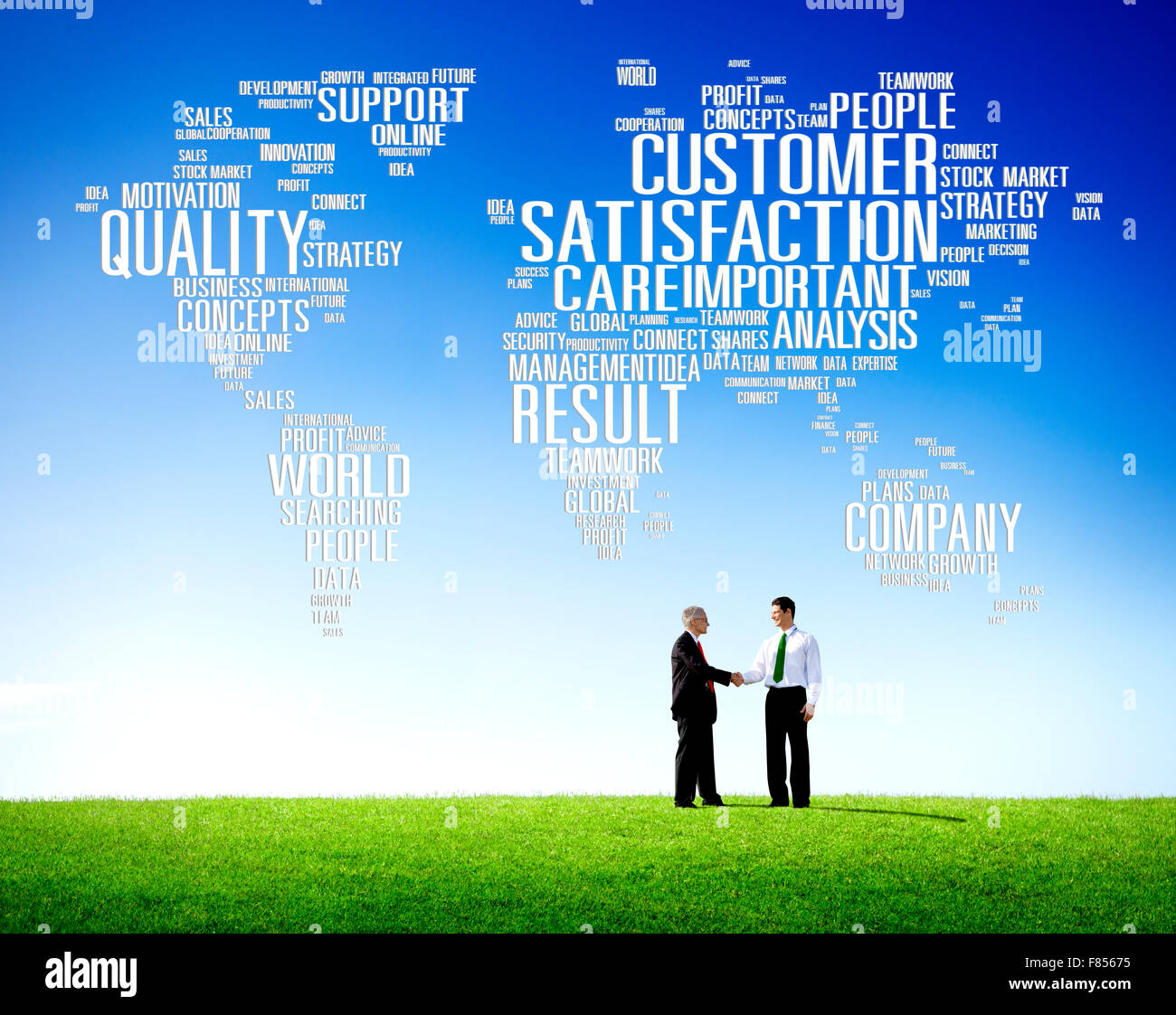 Customer Satisfaction Reliability Quality Service Concept Stock Photo ...
