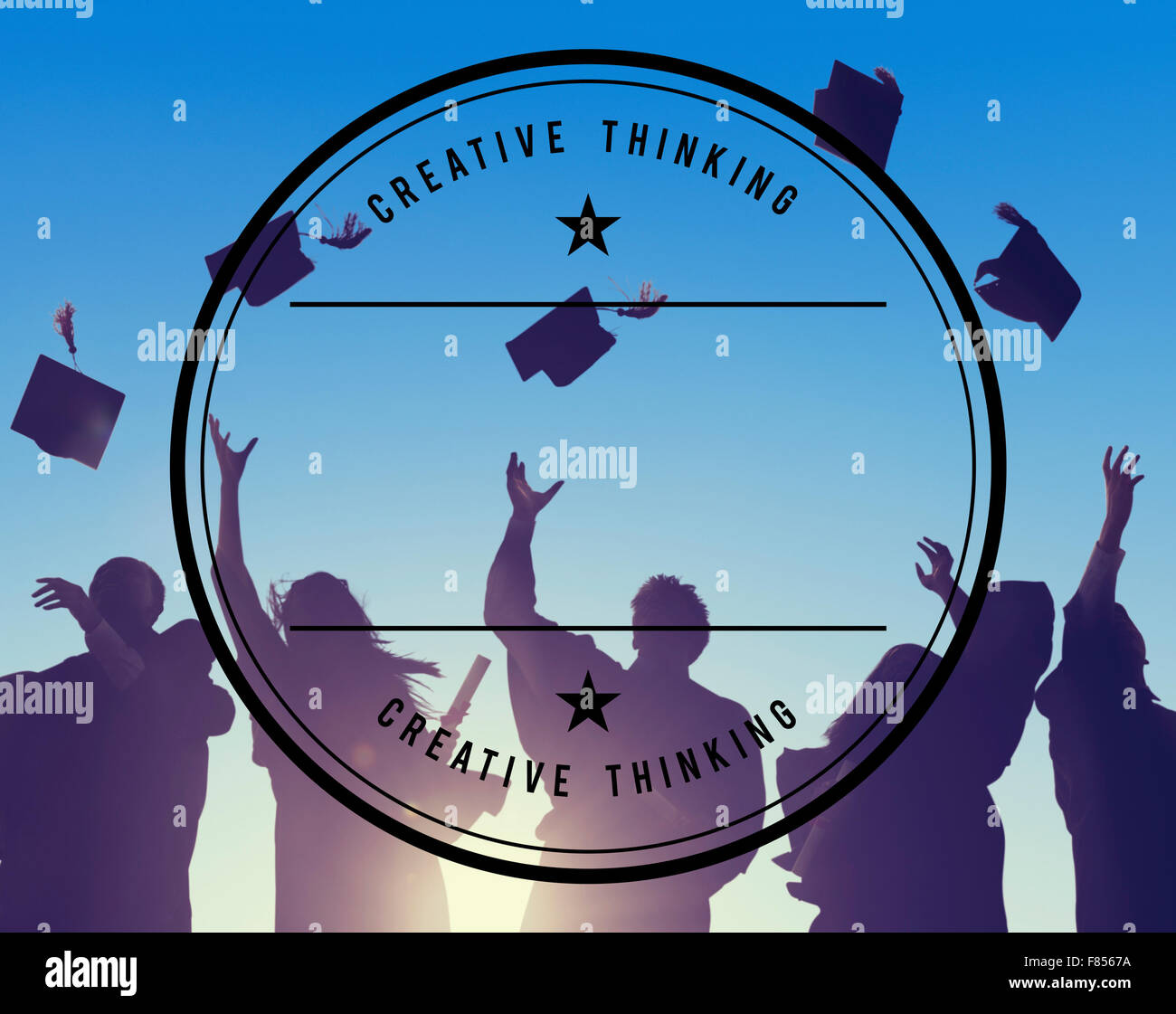 Celebration Education Graduation Student Success Learning Concept Stock ...