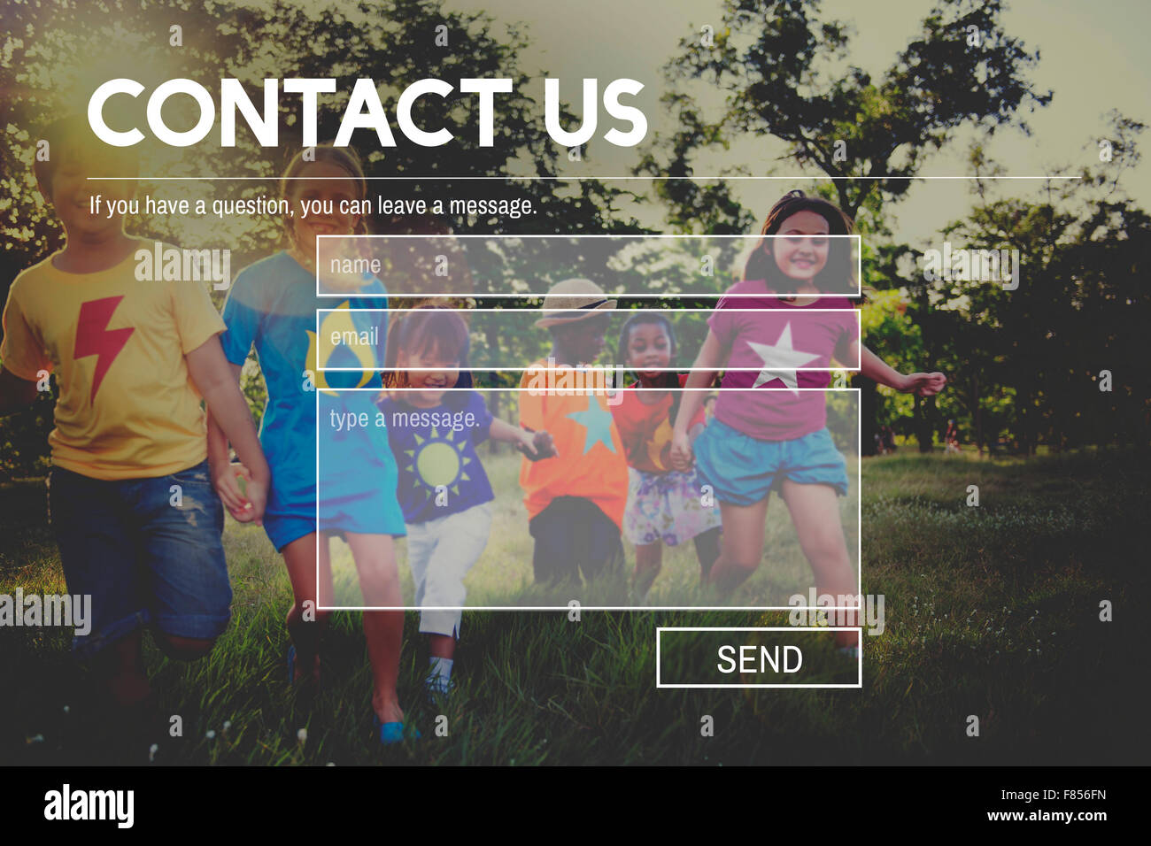 Contact Us Service Support Information Feedback Concept Stock Photo - Alamy