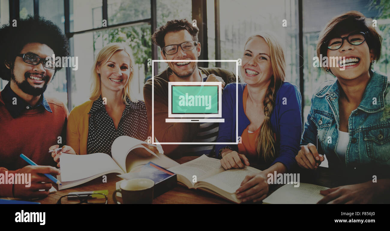 Laptop Computer Technology Digital Device Concept Stock Photo - Alamy